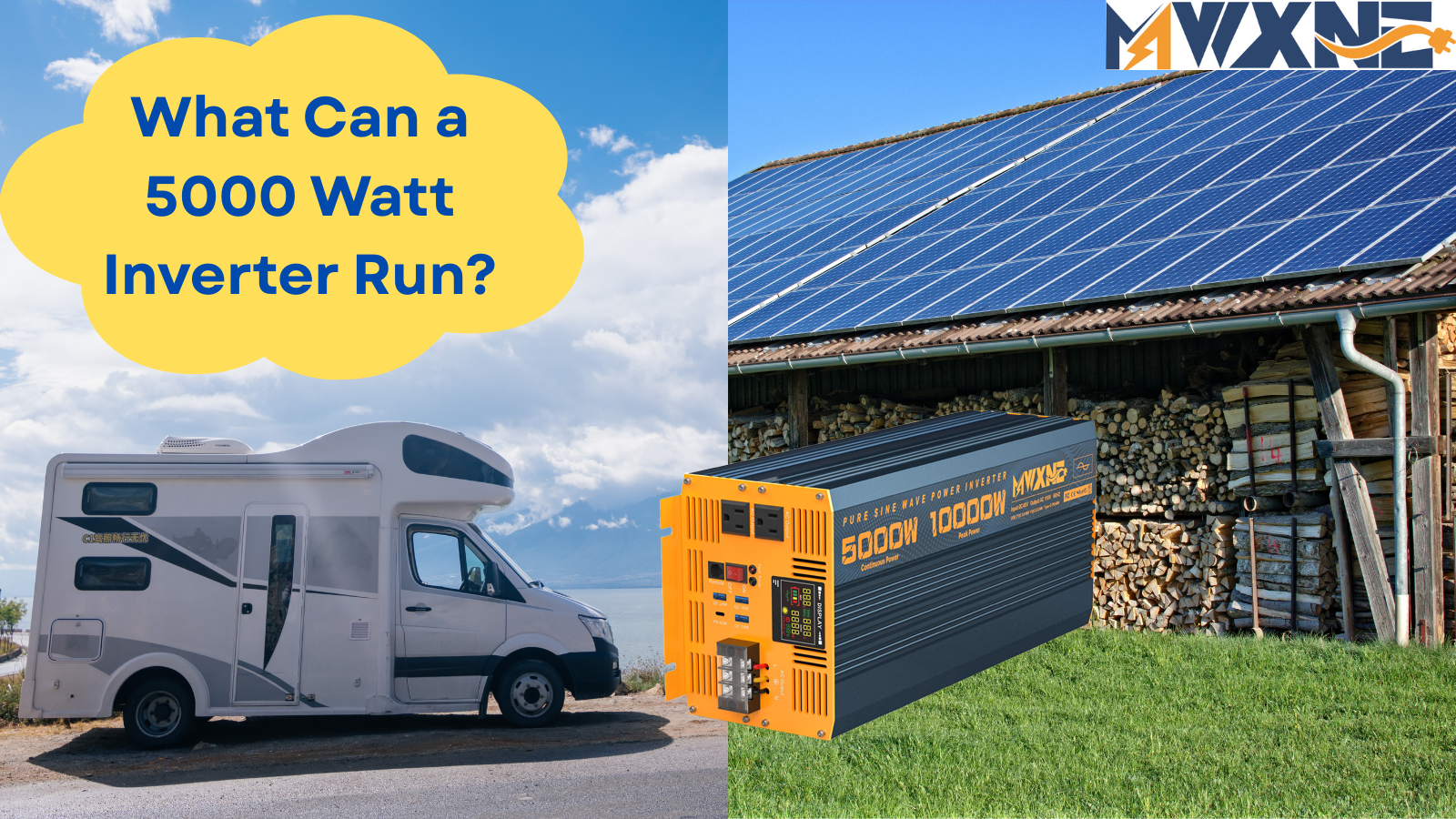 What Can a 5000 Watt Inverter Run? | Complete Guide for Home & RV Power ...