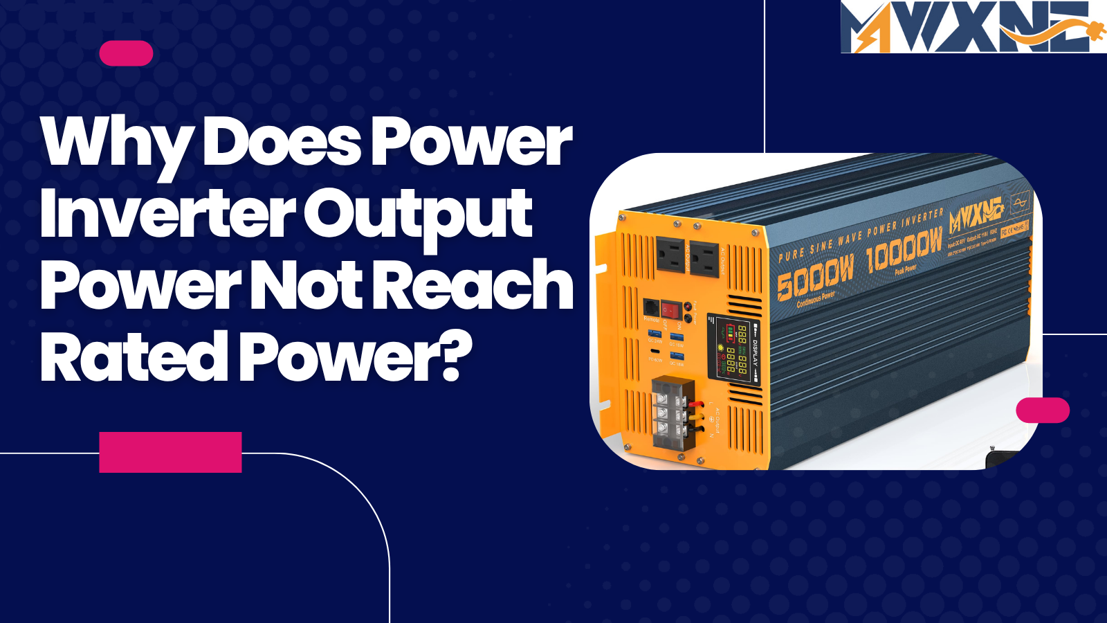 Why Your Power Inverter Doesn’t Reach Rated Power – Causes & Fixes ...