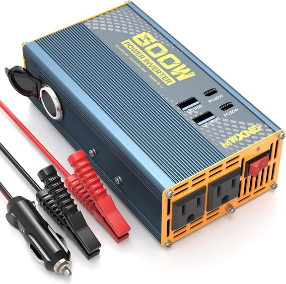 MWXNE 300W Car Power Inverter DC 12V to 110V AC Cigarette Lighter ...